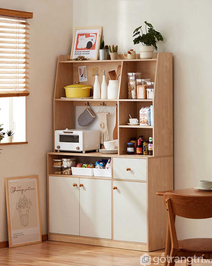 Tủ bếp hiện đại bằng gỗ công nghiệp cao cấp GHS-9214