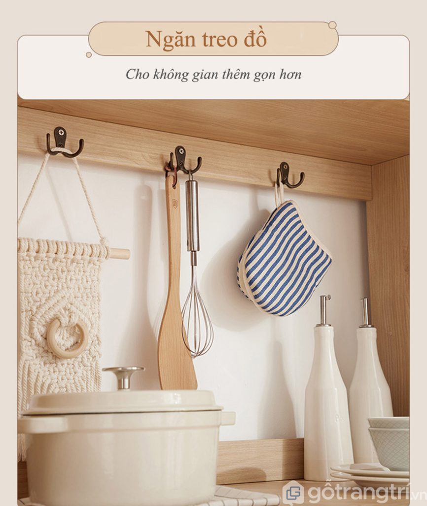 Tủ bếp hiện đại bằng gỗ công nghiệp cao cấp GHS-9214