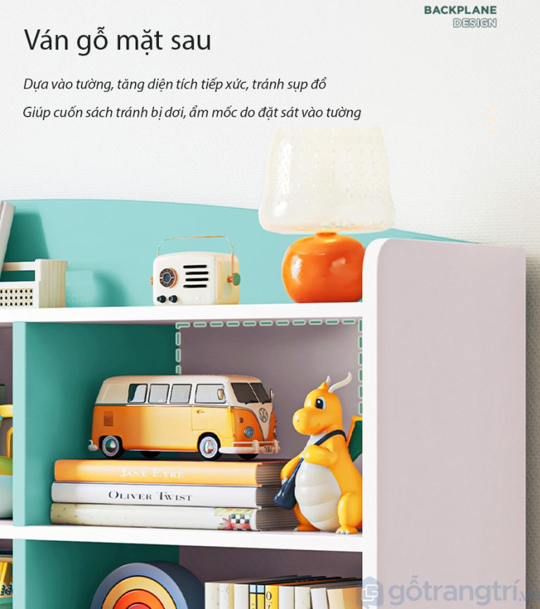 Kệ sách cute dành cho trẻ GHS-2568