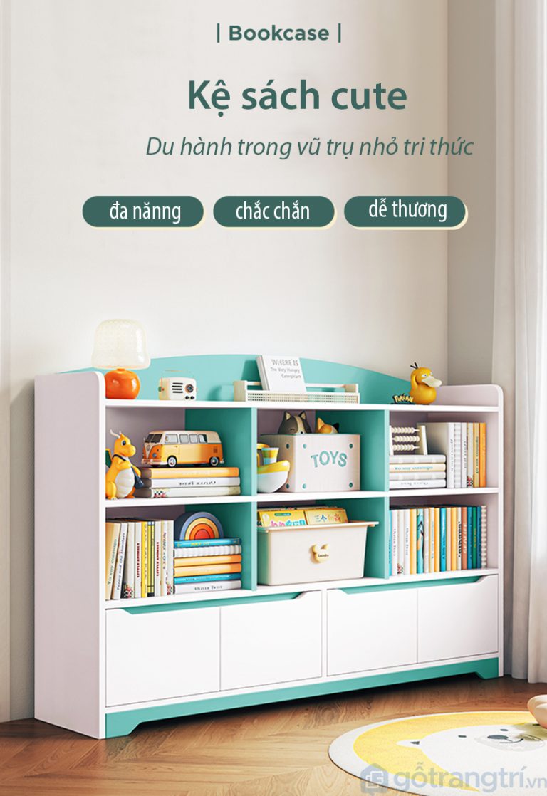 Kệ sách cute dành cho trẻ GHS-2568