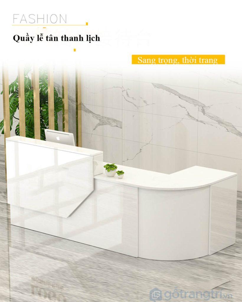 Quầy lễ tân đẹp hiện đại cao cấp GHS-41796