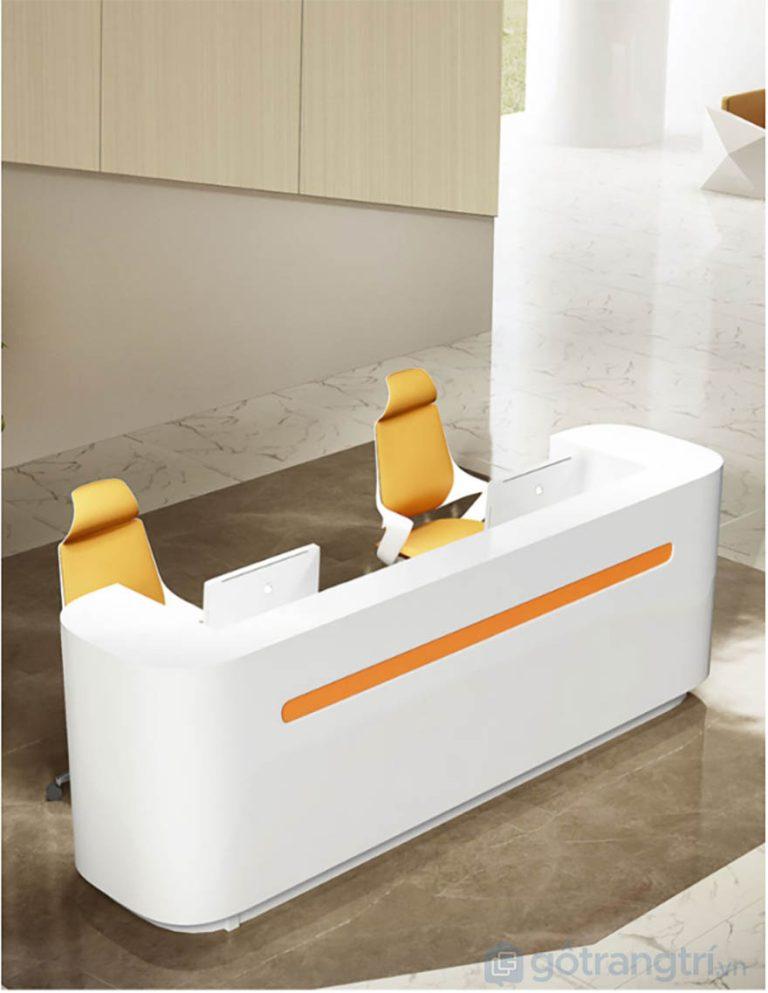 Quầy lễ tân đơn giản kiểu dáng trẻ trung GHS-41787