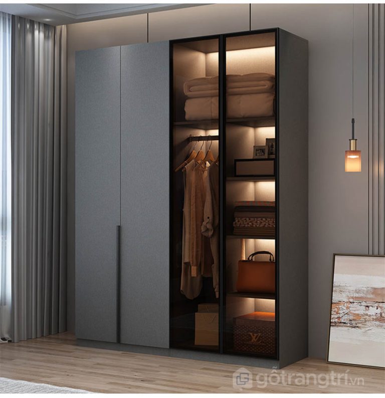 Tủ quần áo đẹp, thiết kế tối giản GHS-51909