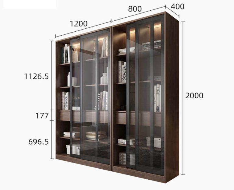 Tủ hồ sơ cửa lùa sang trọng GHS-51938