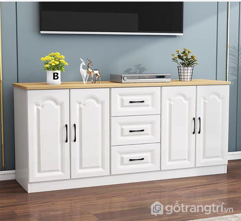 Tủ gỗ tivi đẹp phong cách Châu Âu GHS-52090