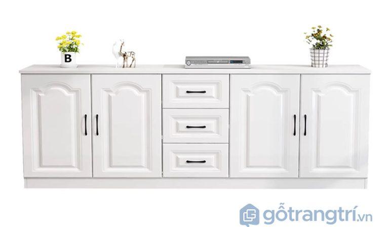 Tủ gỗ tivi đẹp phong cách Châu Âu GHS-52090