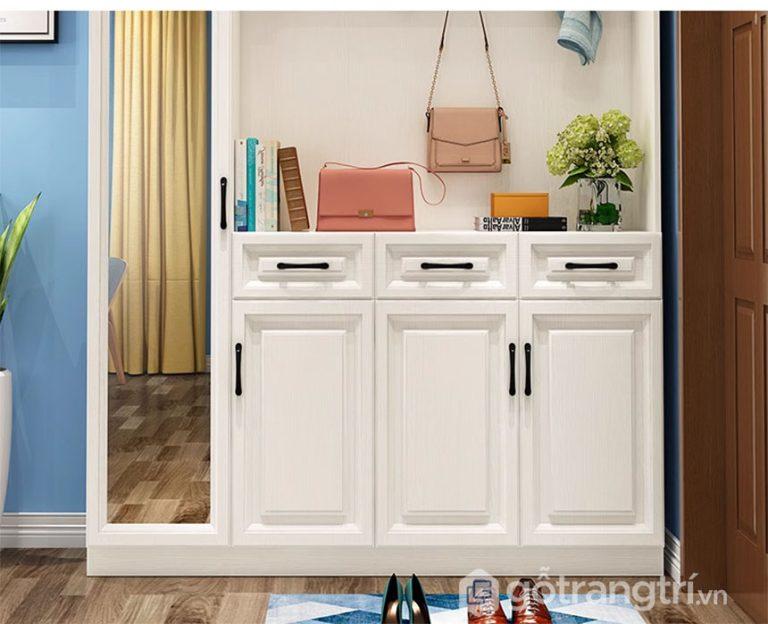 Tủ đựng giày nhỏ gọn gỗ MDF GHS-52059