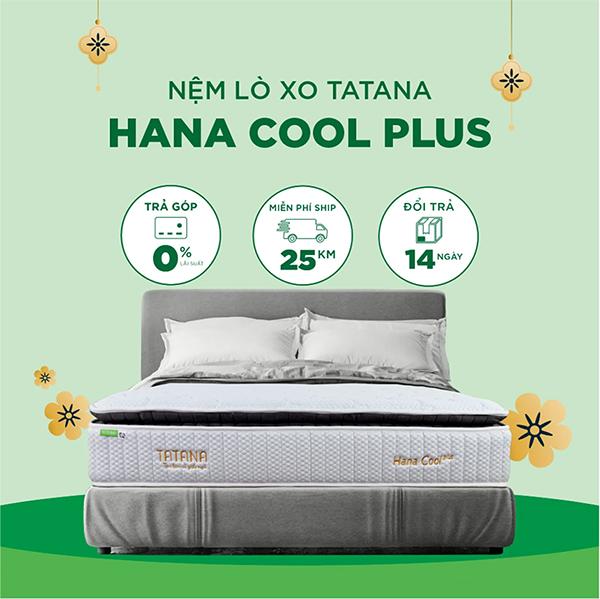Nệm lò xo túi Tatana Hana Cool Plus GHN-3123