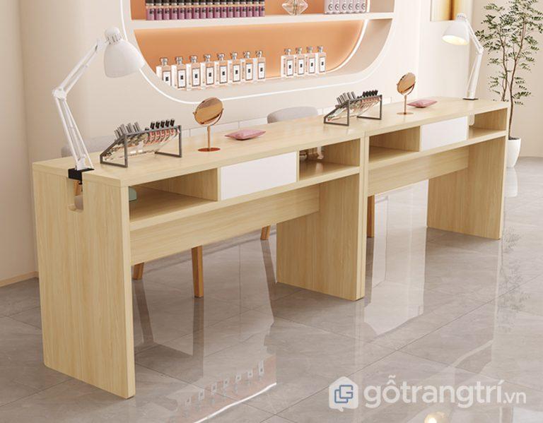 Bàn làm nail tay gỗ đẹp GHS-42067