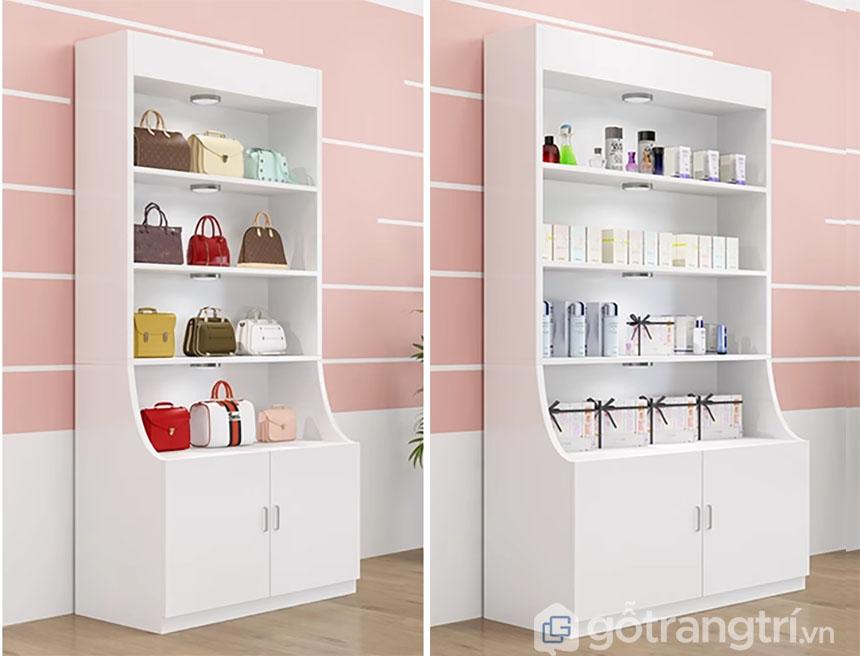 Mẫu tủ bán mỹ phẩm thiết kế hiện đại GHS-52451