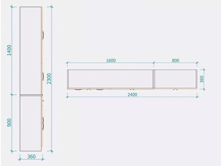 Mẫu tủ bếp đơn giản, thiết kế hiện đại GHS-52537