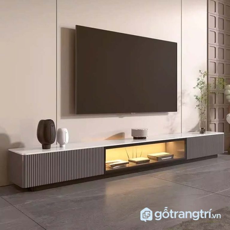 Kệ ti vi gỗ công nghiệp hiện đại GHS-3649 - Gỗ Trang Trí