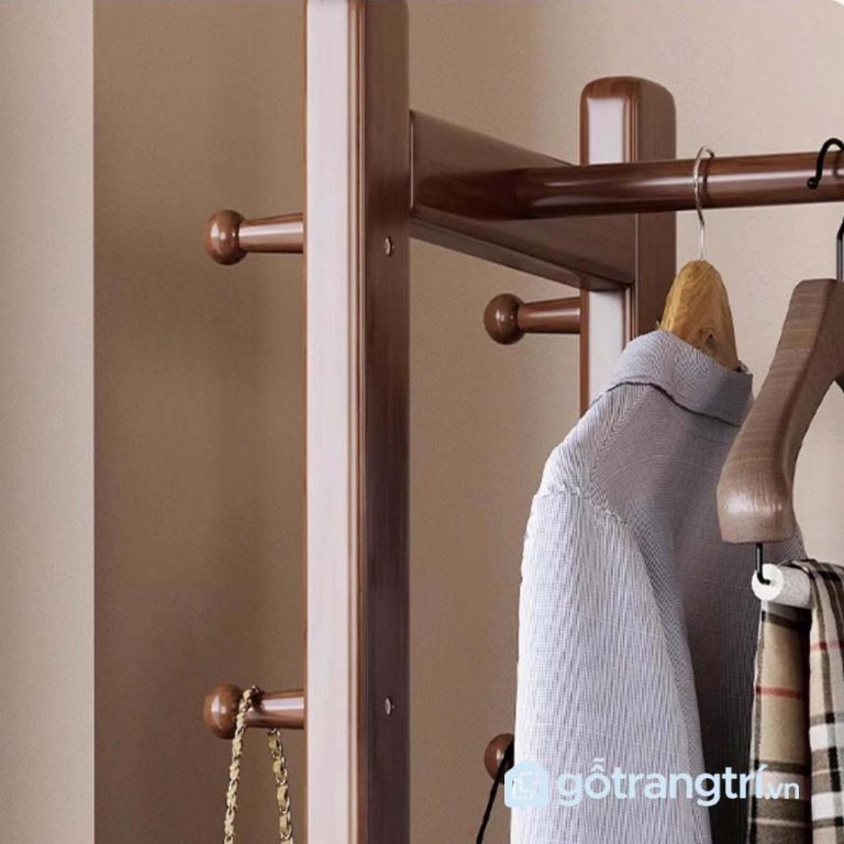 Kệ treo quần áo gỗ đa năng GHS-52616 – Gọn đẹp, tiện dụng tối đa - Gỗ ...
